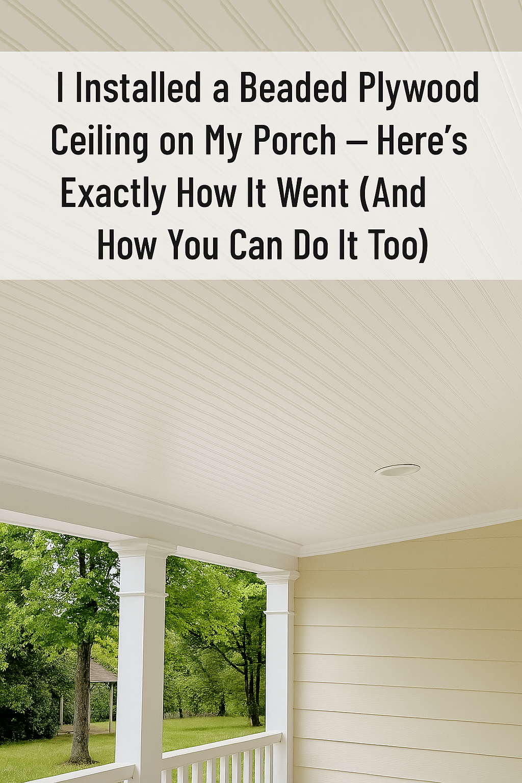 Beaded Plywood Ceiling: What It Is & How to Install It | ThePlywood.com