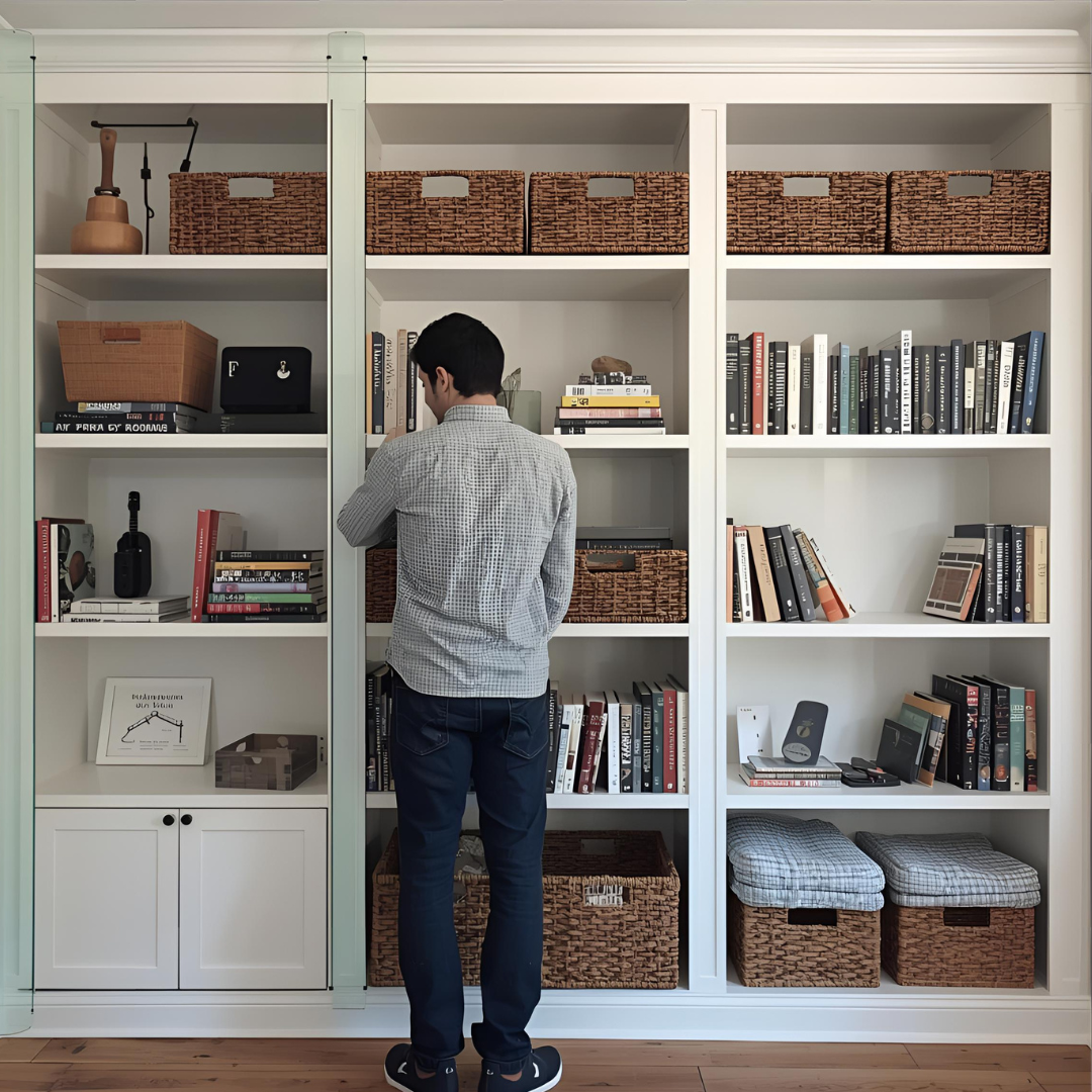 Built In Bookshelves DIY: How to Build Shelves Step by Step ...