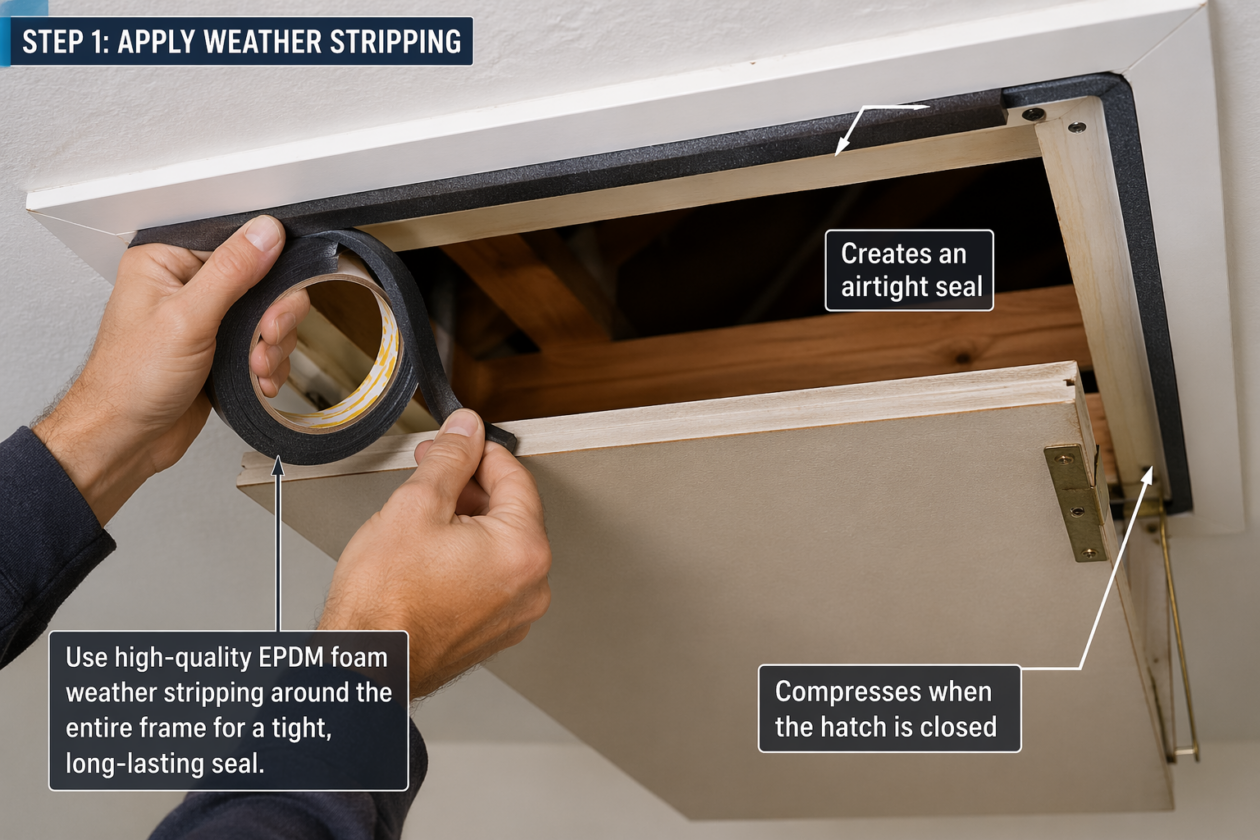 Scuttle Attic: How to Insulate, Seal, and Stop Heat Loss Fast ...