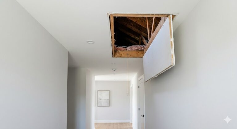How to Build a Scuttle Hole for Easy Attic Access | ThePlywood.com