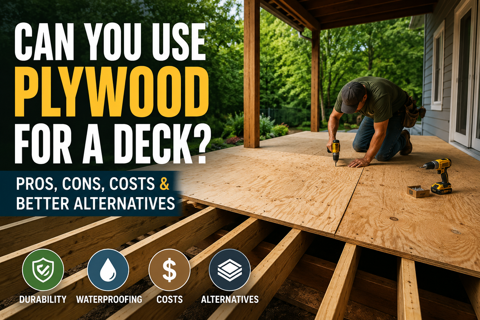 Can You Use Plywood for a Deck? Pros, Cons & Costs | ThePlywood.com